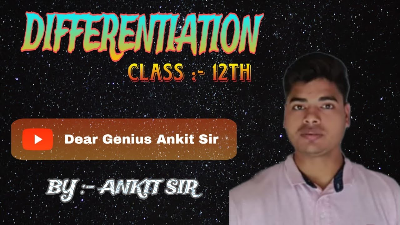 Differentiation class 12/ maths education - YouTube