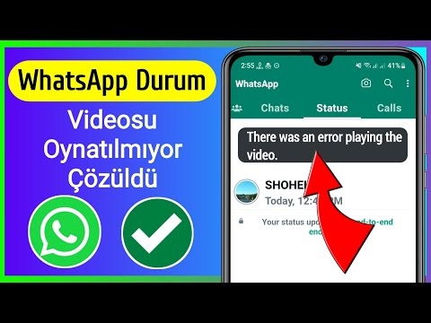 NASIL DÜZELTİLİR WhatsApp'ta video oynatılırken bir hata oluştu (2023)
