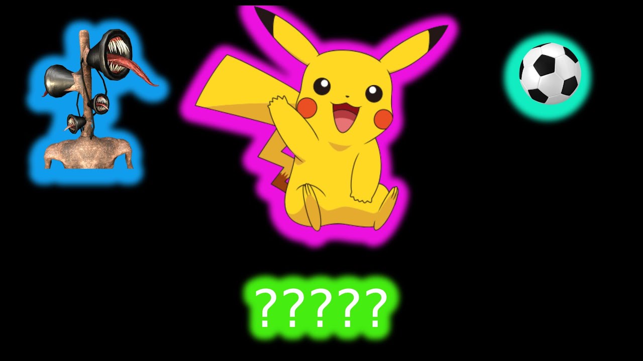 PIKACHU Sound Variations in 59 Seconds | Mega Compilation | Sound ...