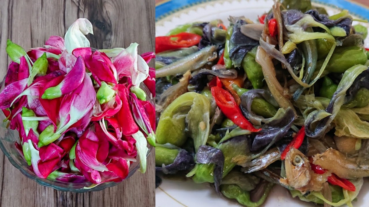 RESEP TUMIS KEMBANG atau BUNGA TURI MERAH dengan TERI | Menu Sederhana ...