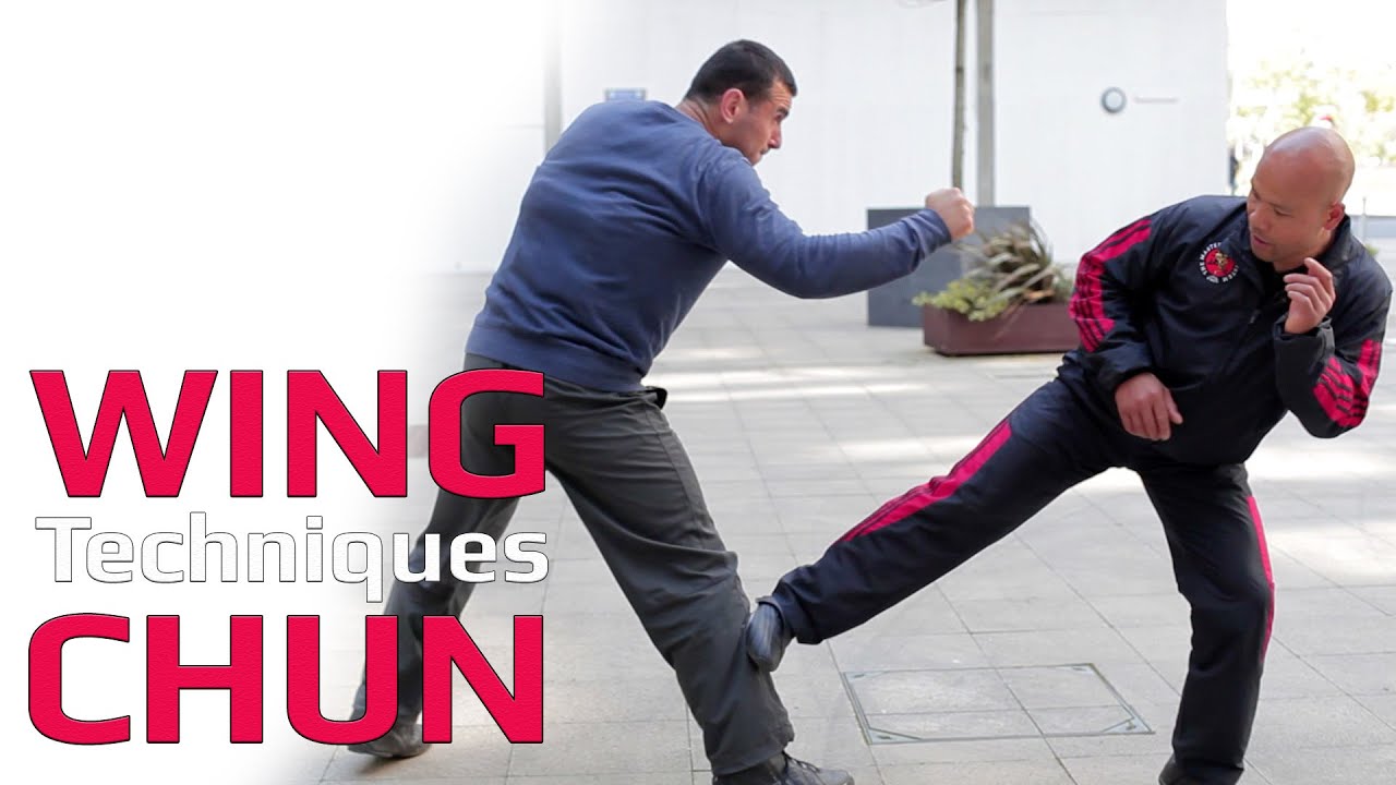 how to deal with a boxing jab in a long range Wing Chun - YouTube