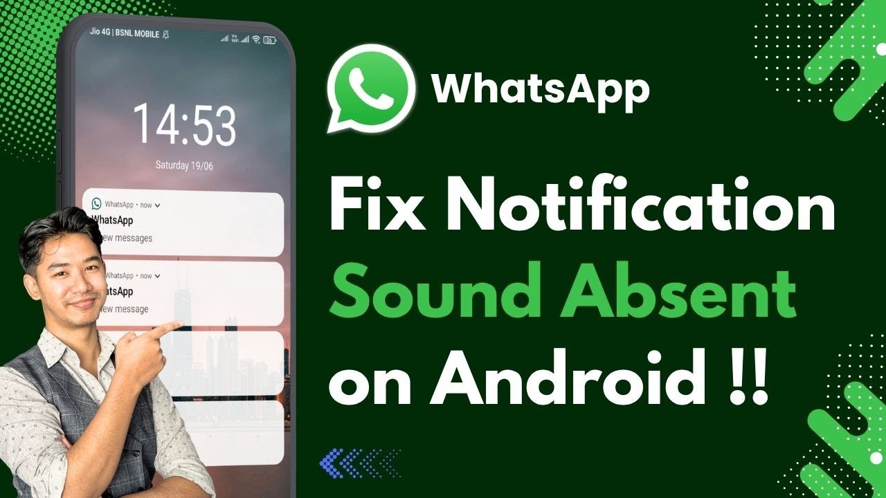 How To Fix WhatsApp Notification Sound Not Working On Android ! - YouTube