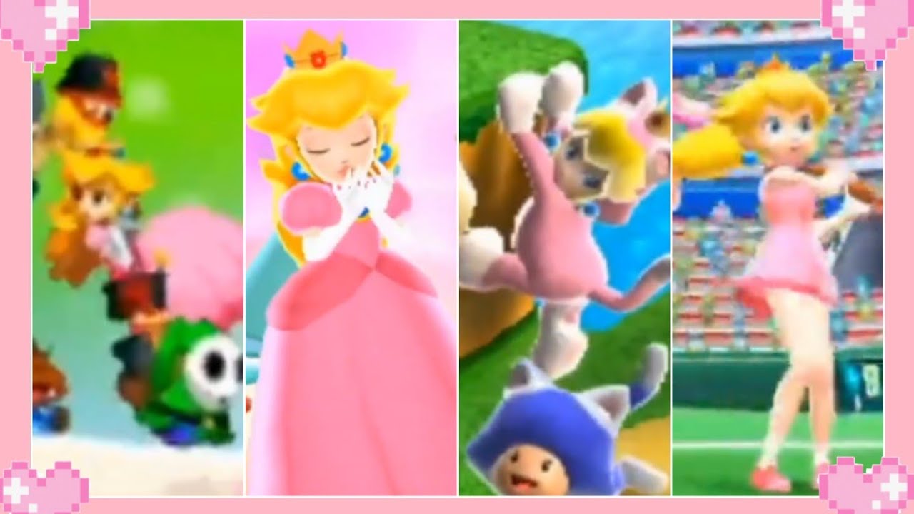 💗 Nintendo Streetpass - All Peach puzzle swap Moments💗 - YouTube
