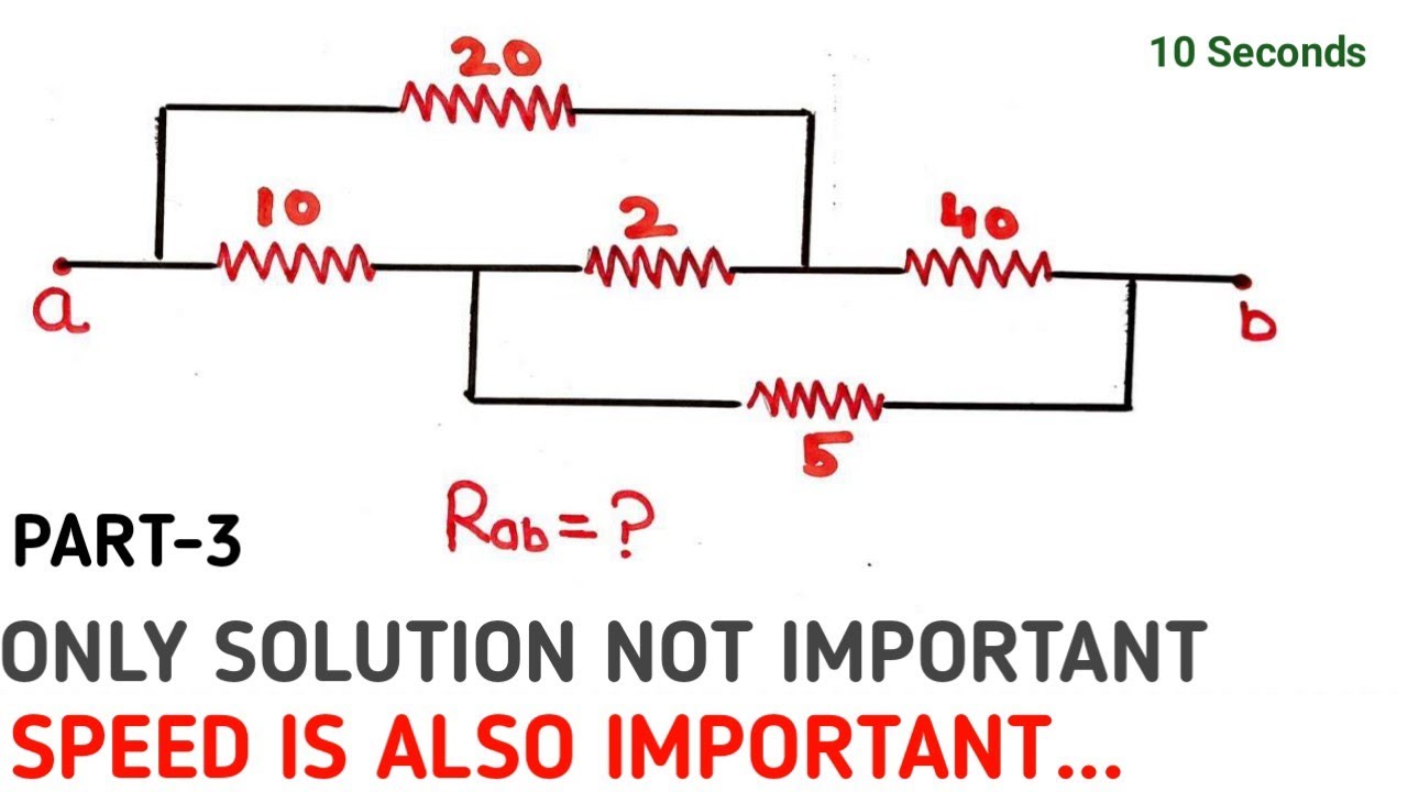 HOW TO SOLVE ANY SERIES N PARALLEL CIRCUIT PROBLEM| CIRCUIT ANALYSIS ...