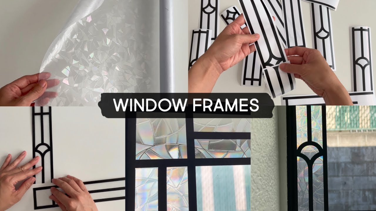 Making Suncatcher Window Frames using a Cricut - YouTube