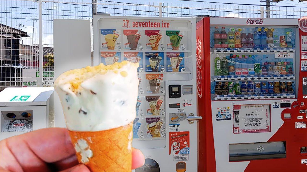 Ice cream vending machine in the subway 🌟🍦 - YouTube