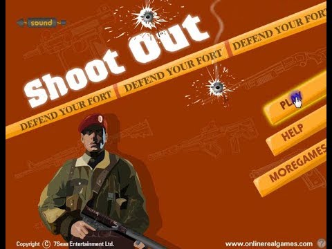 Shoot Out Defend Your Fort (Full Game) - YouTube