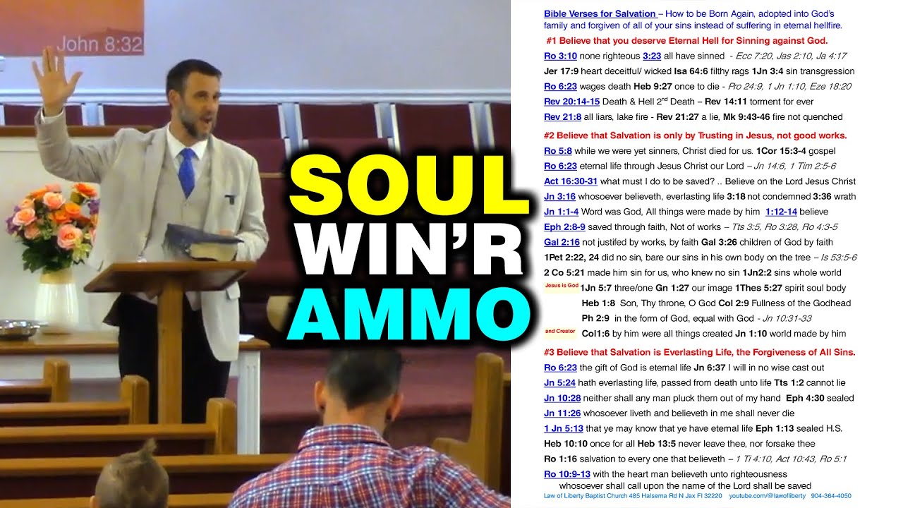 Great Verses for Soul Winning Evangelism - YouTube