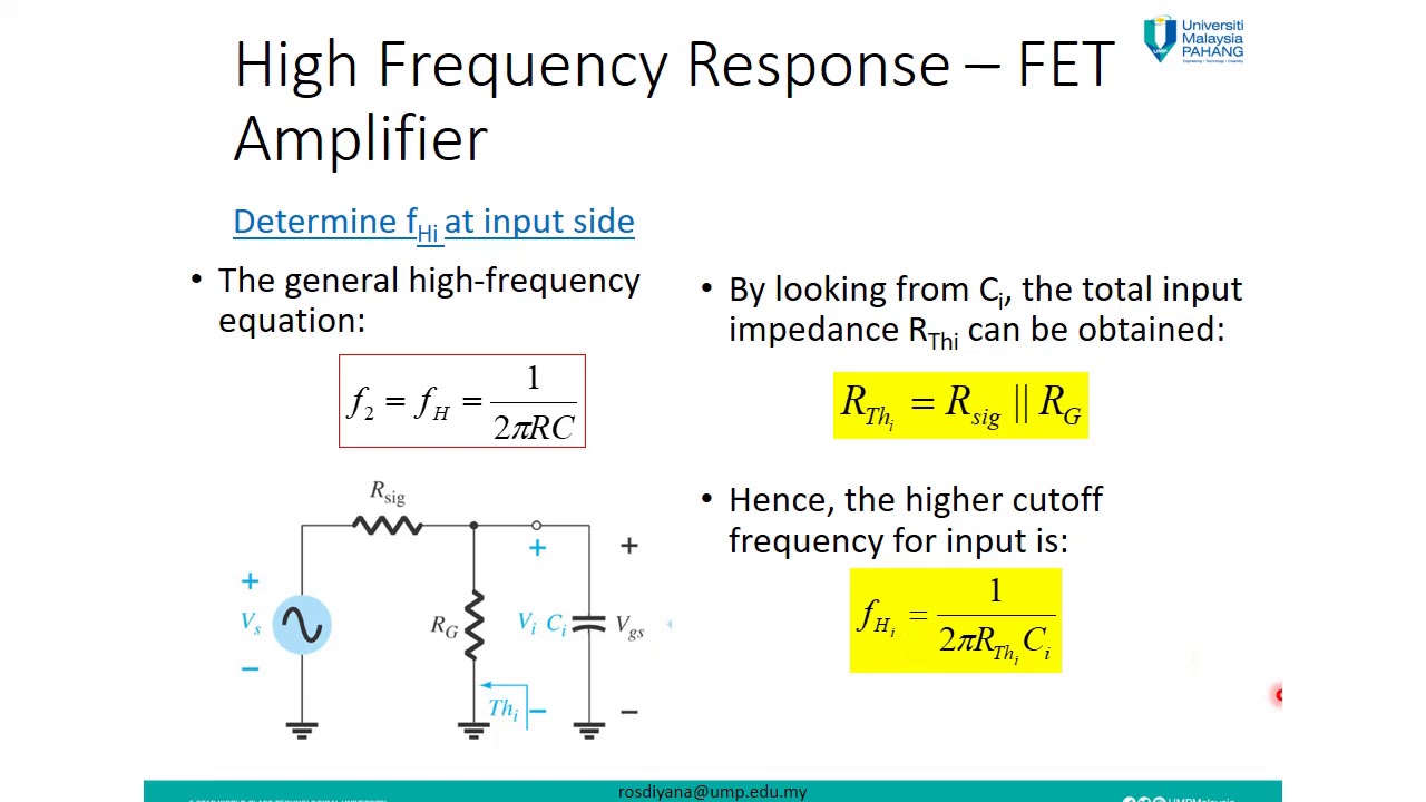 Video 9: [FET] High Frequency Response (Part 4) - YouTube