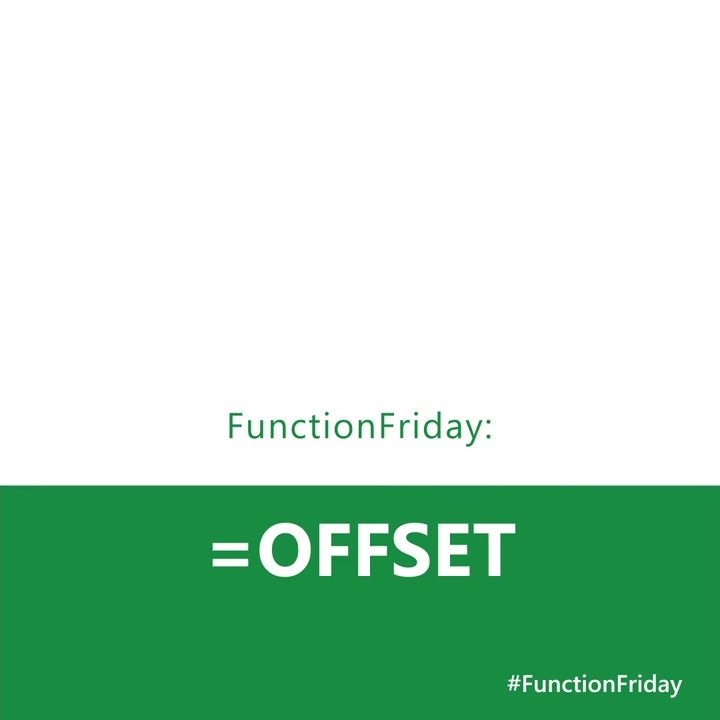 OFFSET Function In Microsoft Excel YouTube offset-function-in-microsoft-excel-youtube