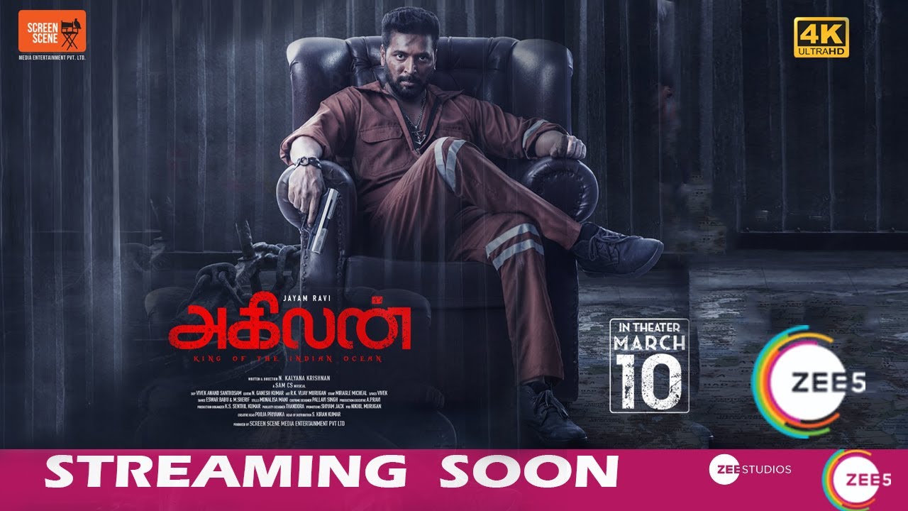 Agilan Movie On Zee5 OTT Release Date , Jayam Ravi , Priya bavani ...