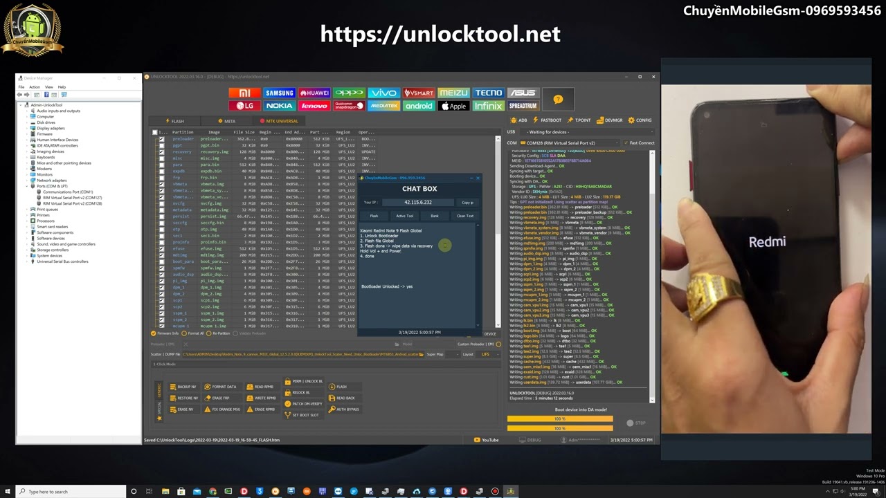 Xiaomi Redmi Note 9 5G (cannon) Unlock Bootloader + Flash Global (Tiếng ...