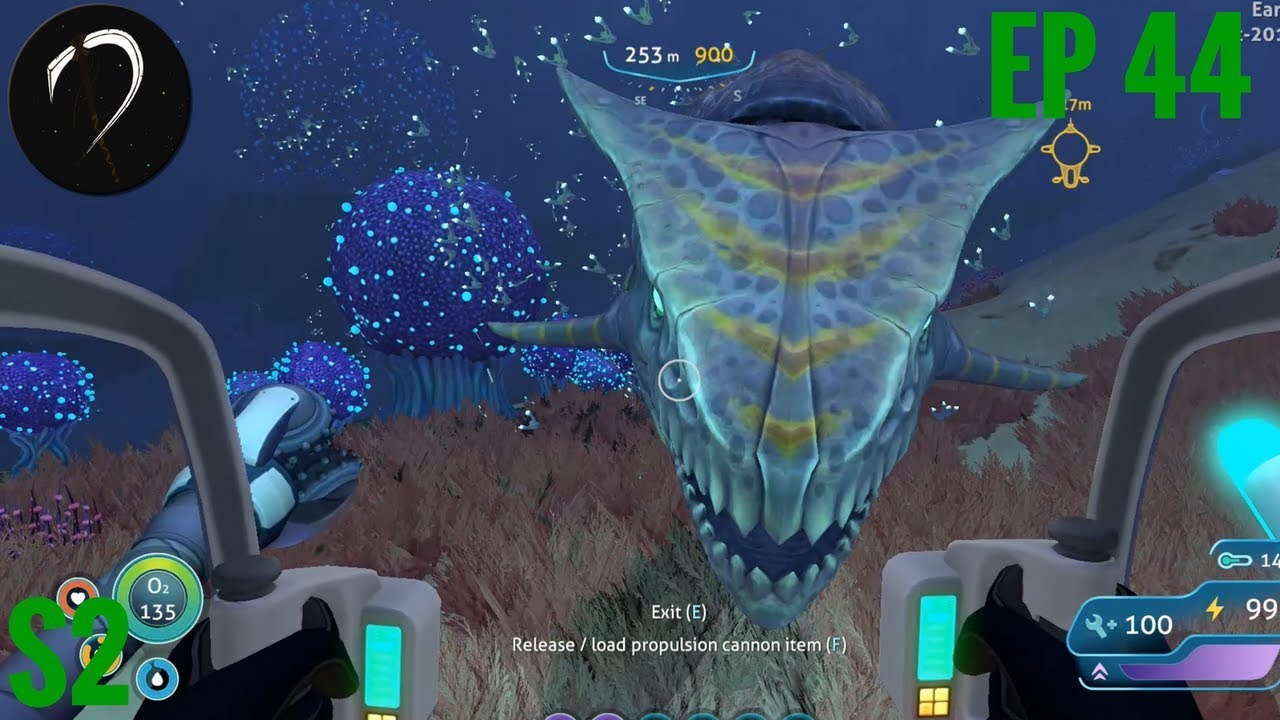 Subnautica Season 2 Episode 44 Pawn Suit vs Larger Predators - YouTube