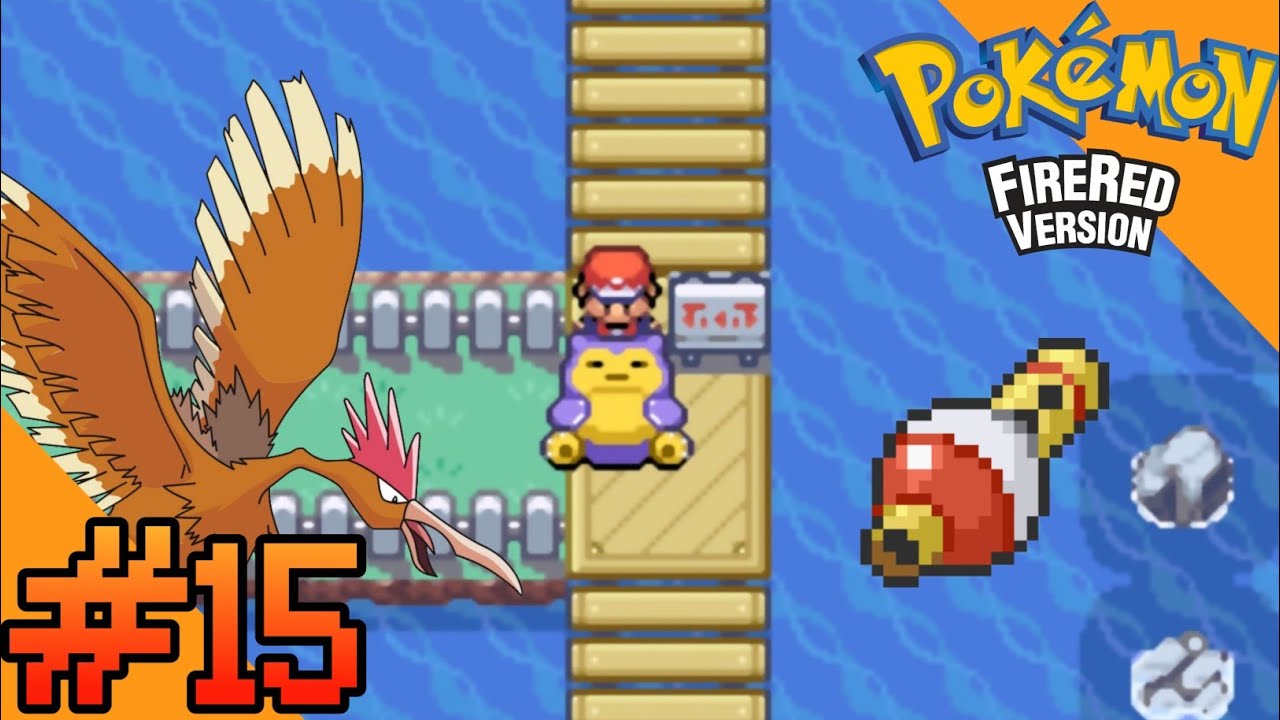 Let's play Pokemon fire red | part 15 | Escape to Fuchsia: Journey from ...