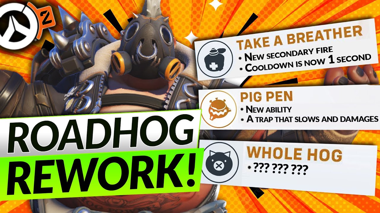 ROADHOG GAMEPLAY REWORK Reveal! New "Pig Pen" Ability - Overwatch 2 ...