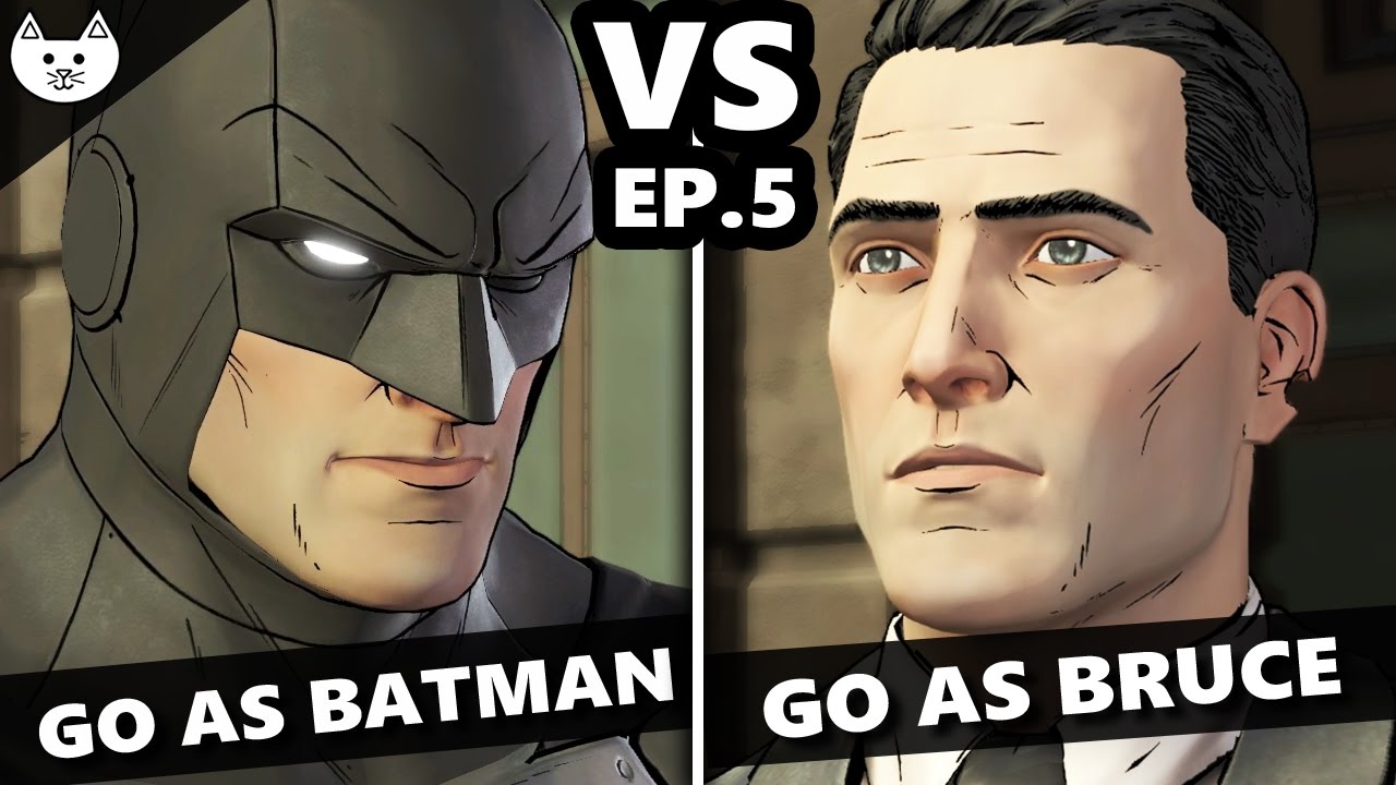 Telltale Batman Episode 5 - GO AS BATMAN ENDING vs GO AS BRUCE ENDING ...