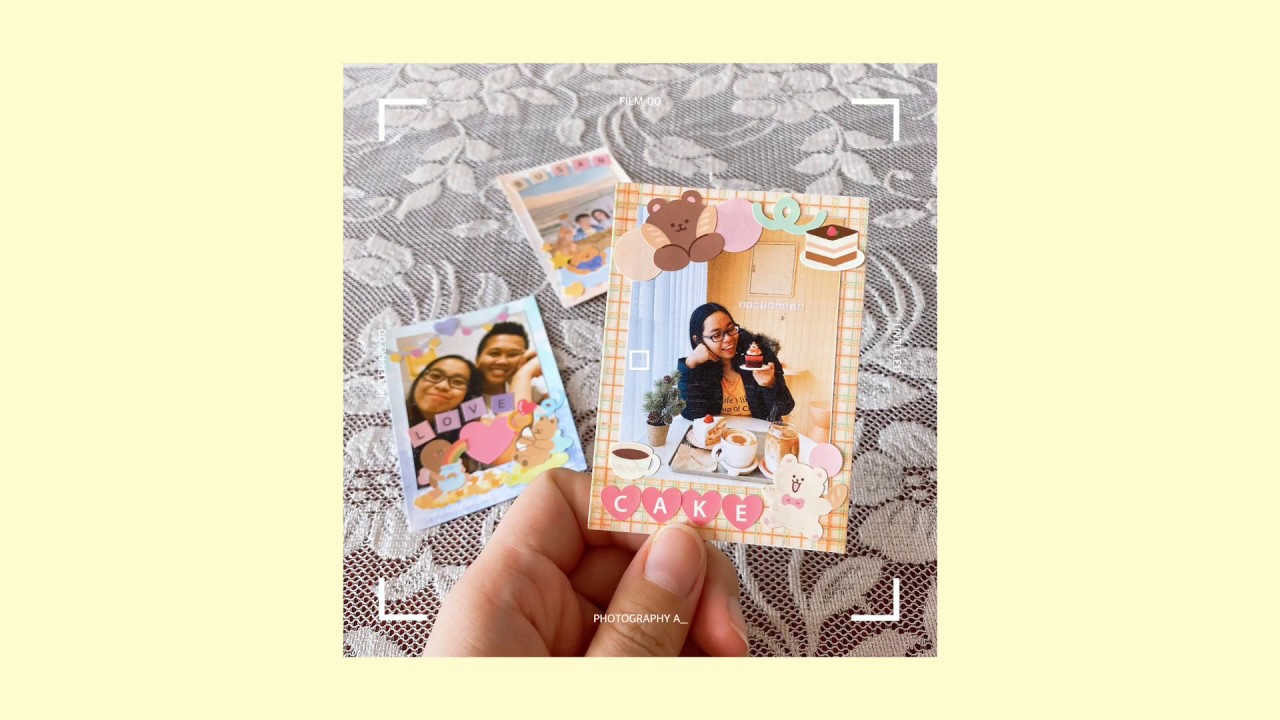 Decorating DIY polaroids 🌟 #polcos #폴꾸 - YouTube