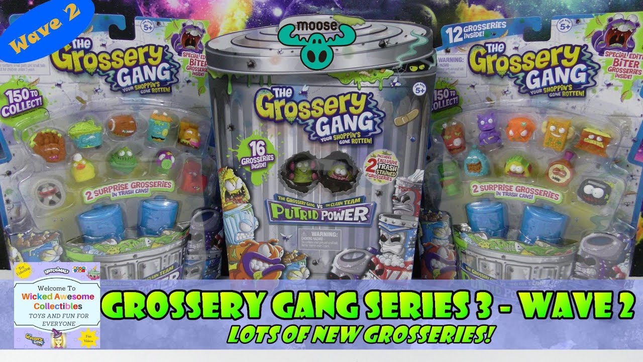 NEW! Grossery Gang Series 3 Extravaganza - Wave 2 Grosseries and New ...