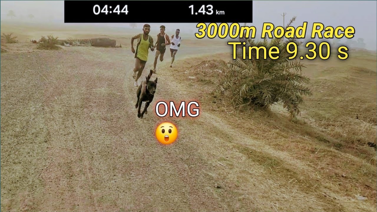 3000m Road Race Time 9m 30s - YouTube