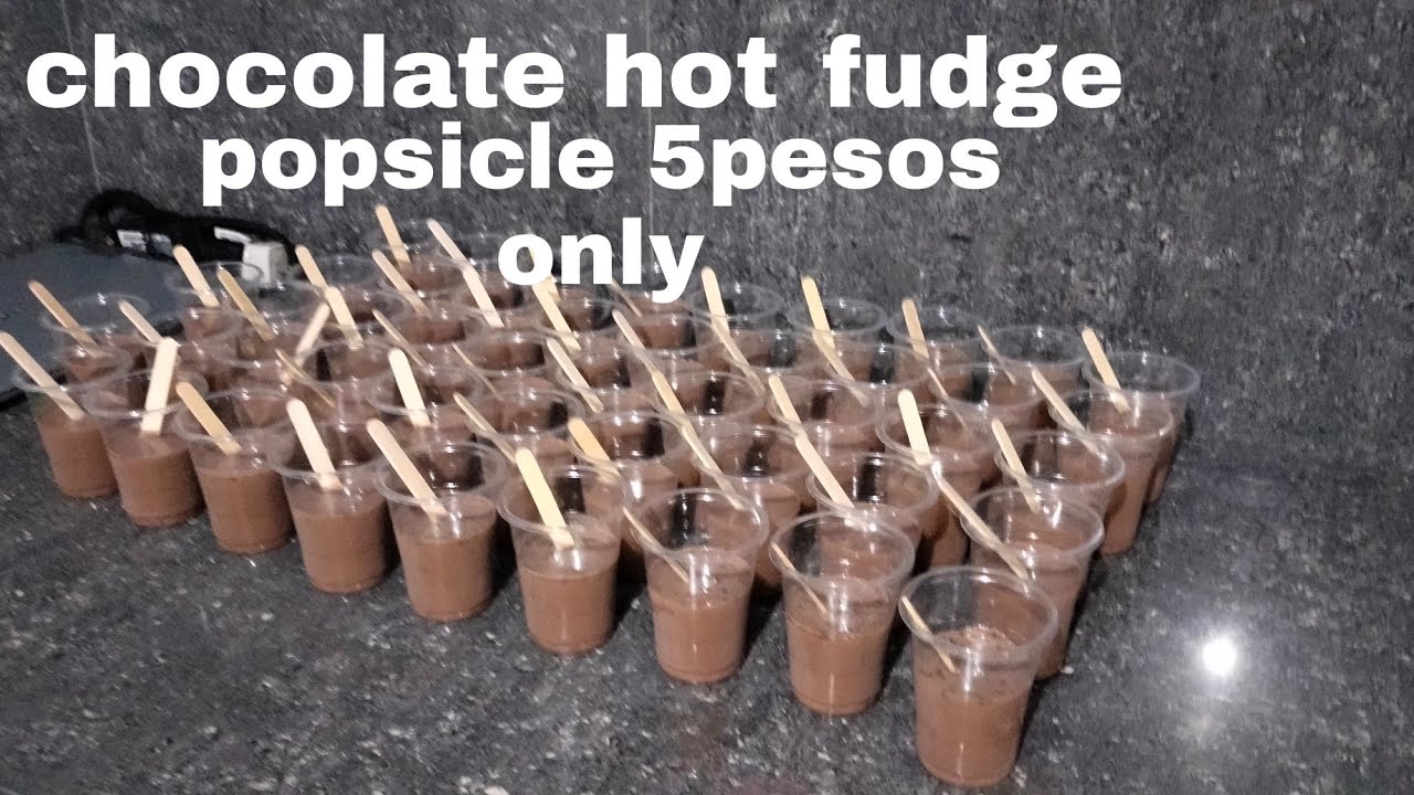 Chocolate popsicle for only 5pesos extra income - YouTube