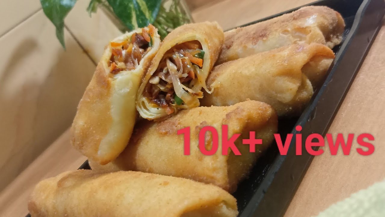 ভেজিটেবল রোল।।How to make vegetable roll. - YouTube