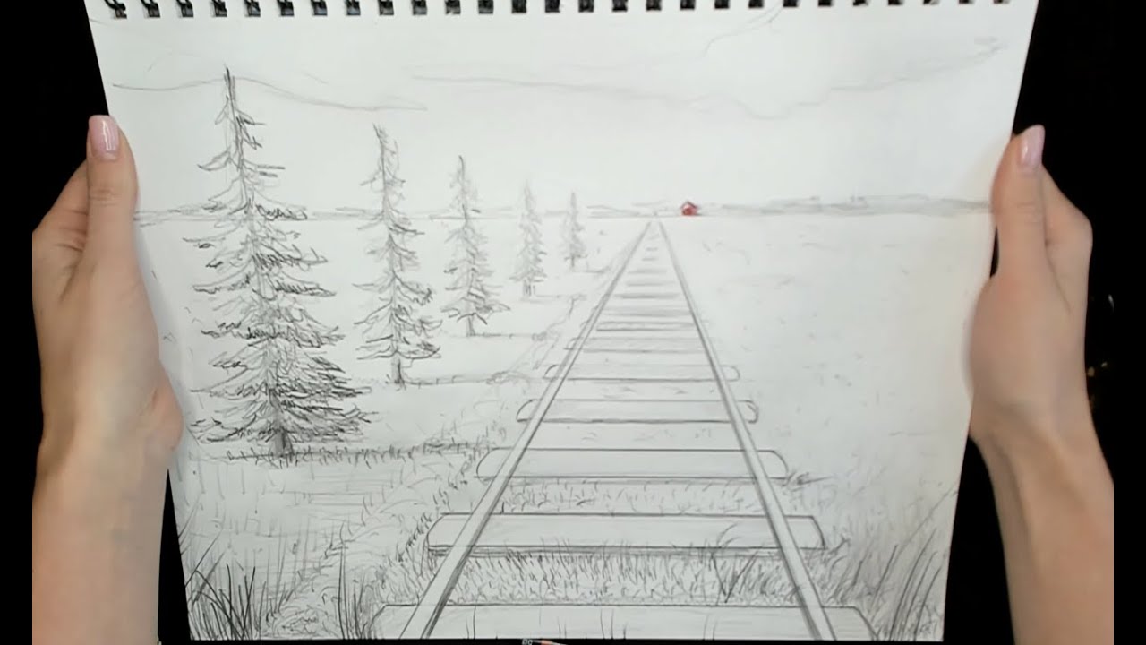 ART on MONDAYS - Lesson 21, 2021 - how to draw linear perspective ...