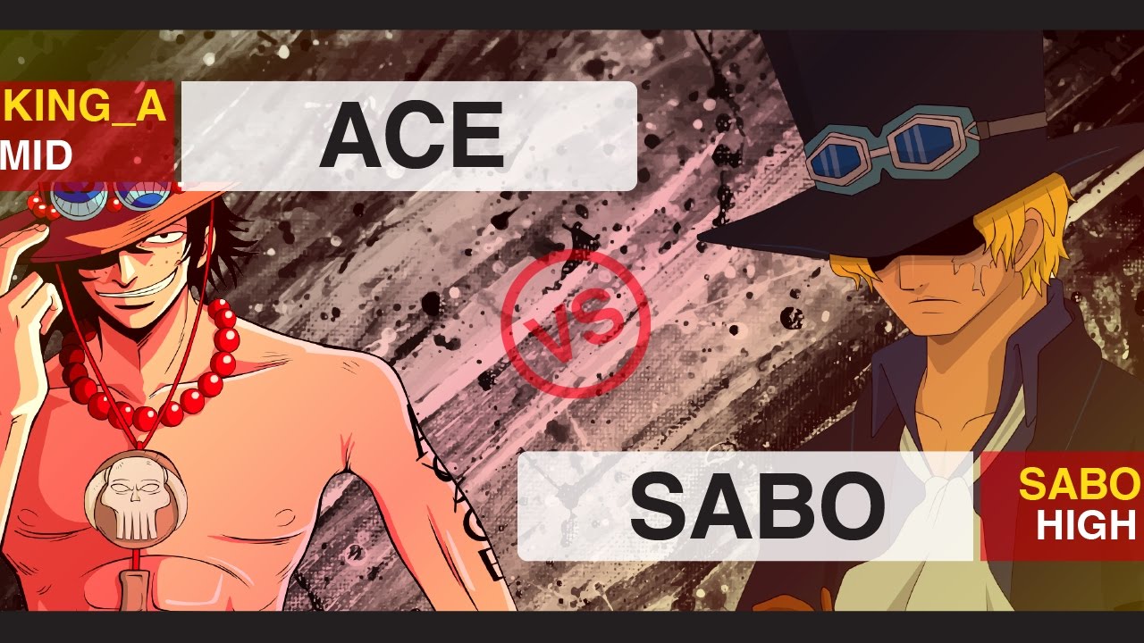 SABO VS ACE CRAZY ONE PIECE RAP BATTLE - YouTube