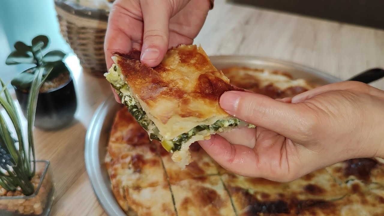 Lakror - Pite me Spinaq me vetem 2 pete. Receta me e thjesht dhe me e ...