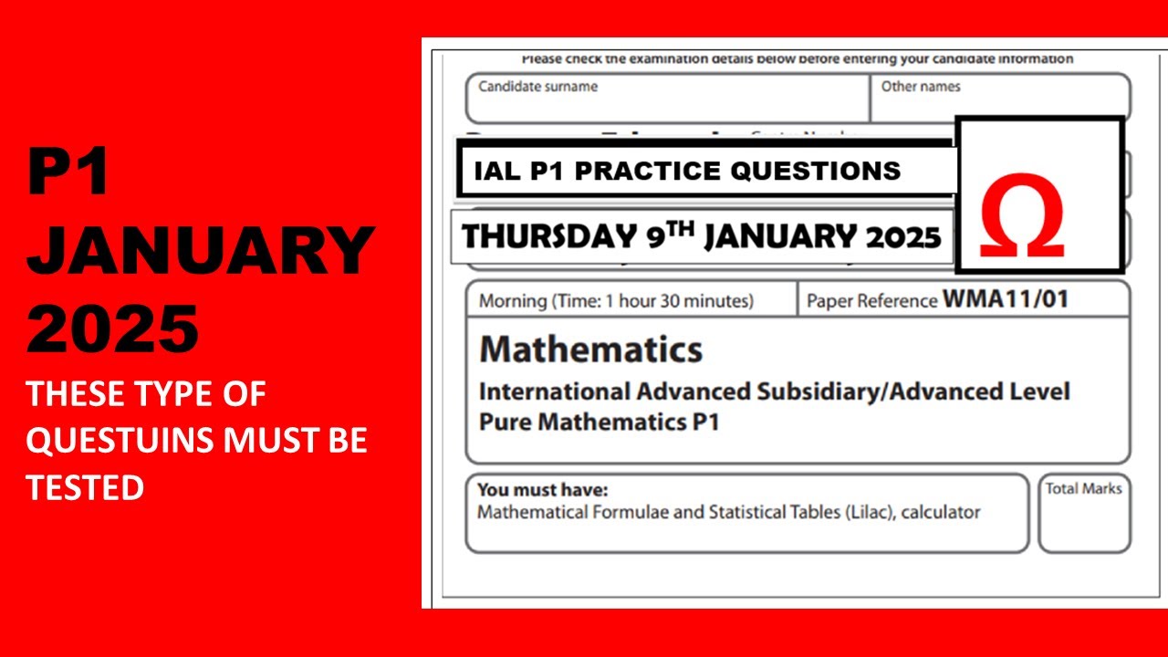 JUST A DAY BEFORE PURE MATHEMATICS P2 MAY JUNE 2025 EXAM - YouTube