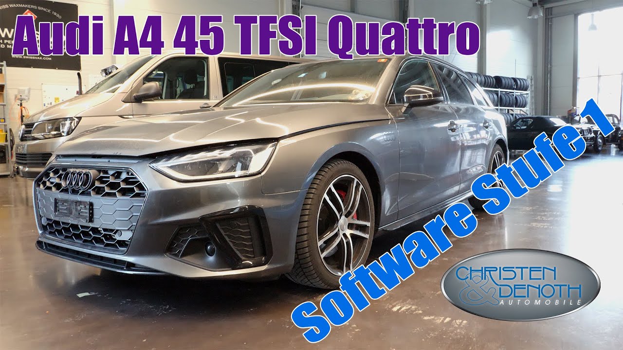 Audi A4 45 TFSI Quattro | Software Stufe 1 - YouTube