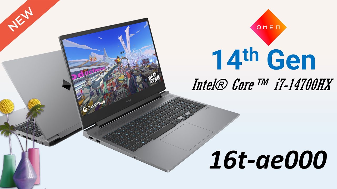 First Intel 14th Gen Laptop 2024! HP OMEN Gaming Laptop 16t-ae000, HP ...
