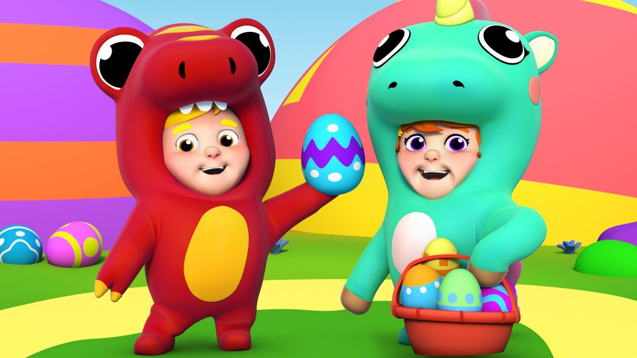 One Zeez - Chasing Easter EGGS Song - Nursery Rhymes Cartoons Children ...
