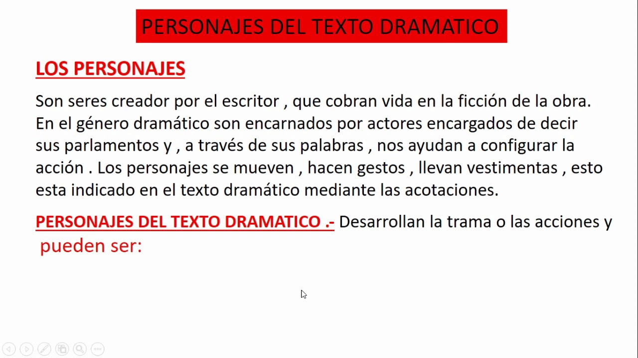 El Genero Dramatico - YouTube