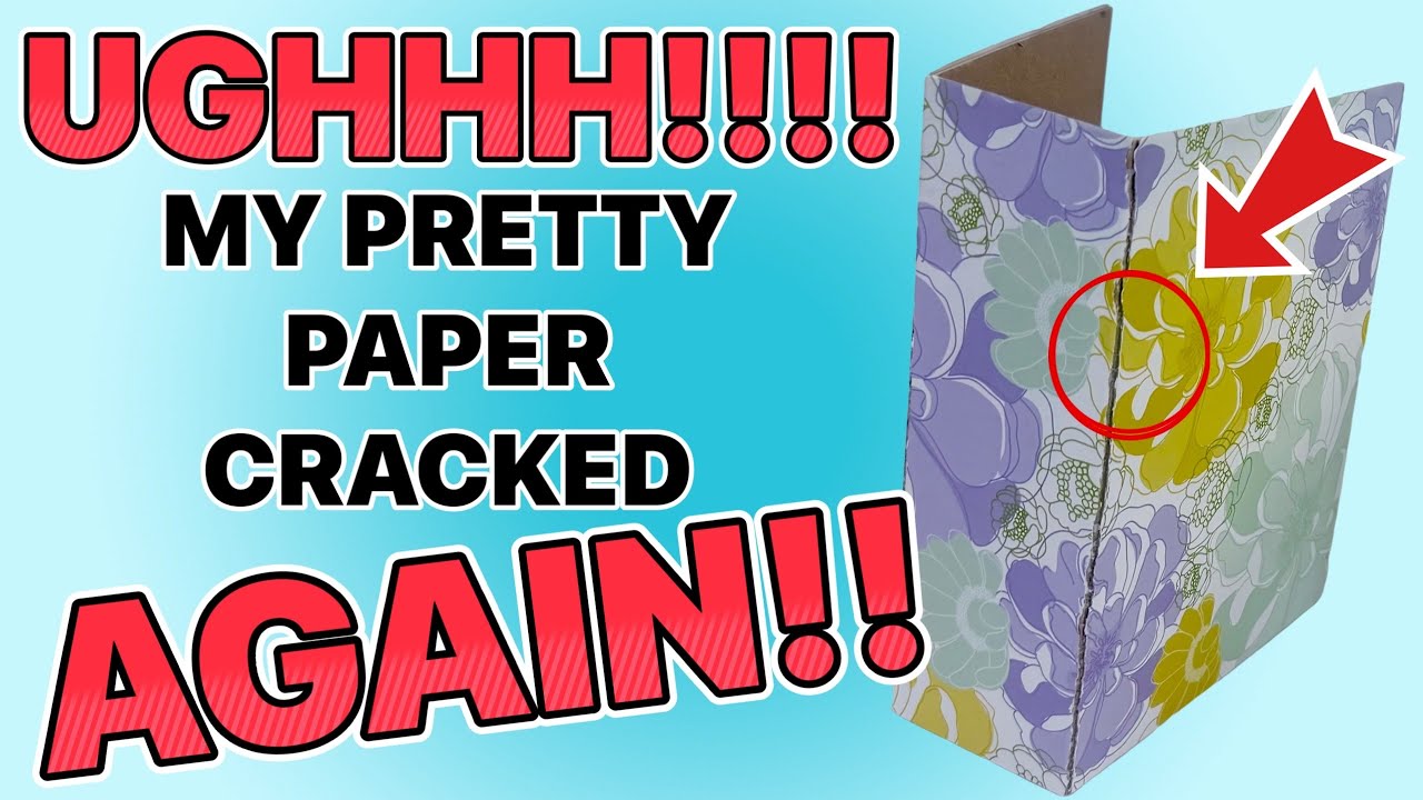 PAPER CRACKING IS THE WORST!!! This Might Help Some😀 - YouTube