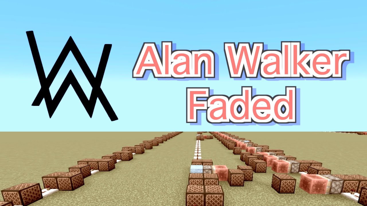 【Minecraft】「Faded - Alan Walker」 Noteblock Cover - YouTube