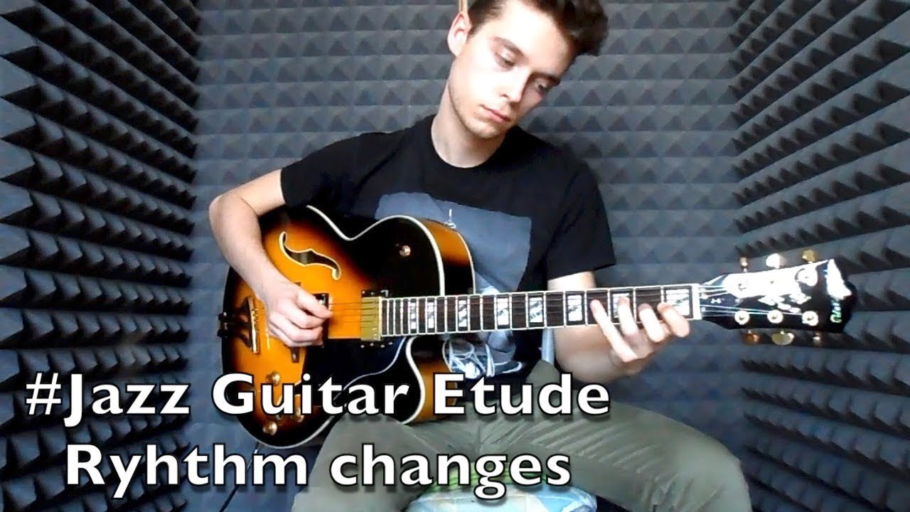 Jazz Guitar Etude - Rhythm Changes - YouTube