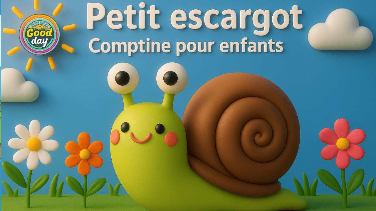 Petit escargot 🐌 | Comptine pour bébé et enfant | Chanson animée avec ...