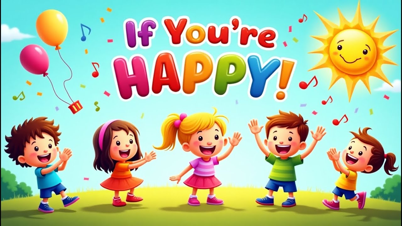 If You Are Happy And You Know It and More Song R1E0904| Classic Nursery ...