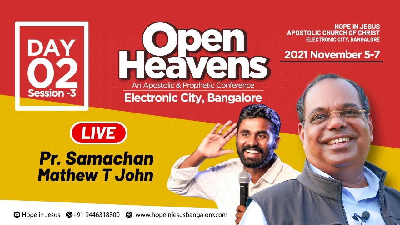Open Heavens 2021 | Day 2 Session 3 | Pr Samachan punalur | Mathew T ...