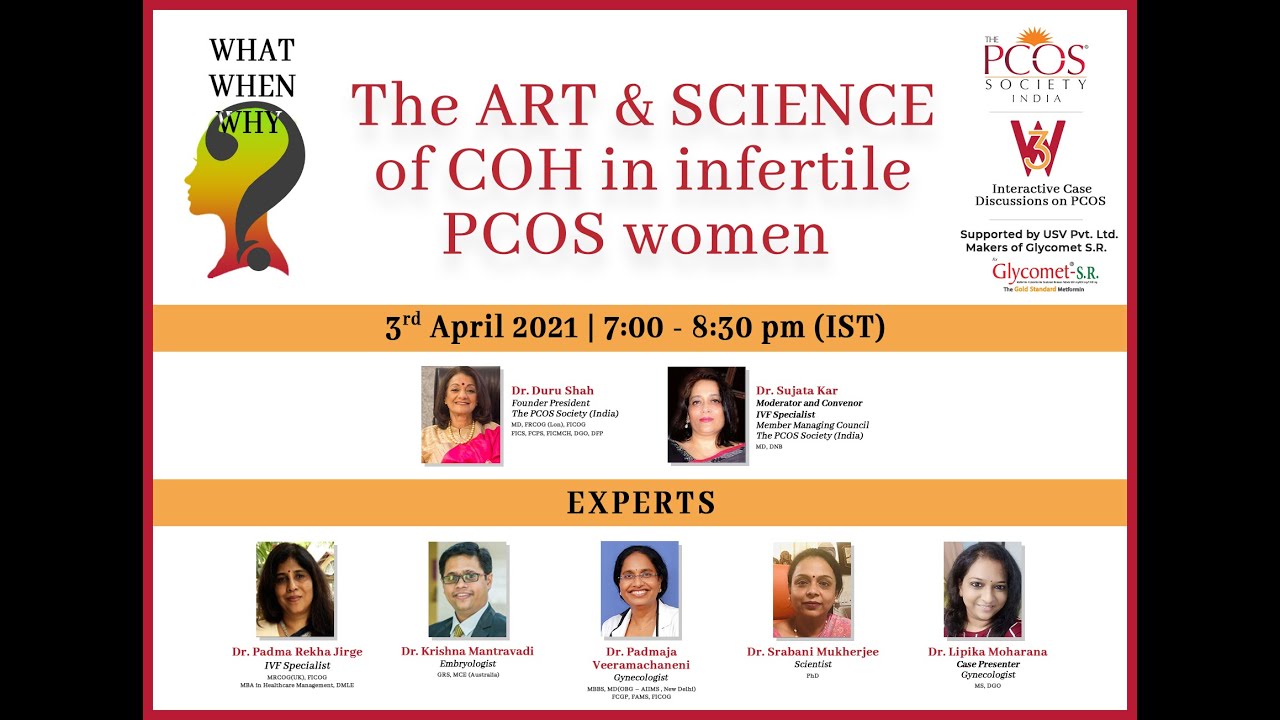 W3 Ep 6 - The ART & SCIENCE of COH in infertile PCOS women - Convenor ...