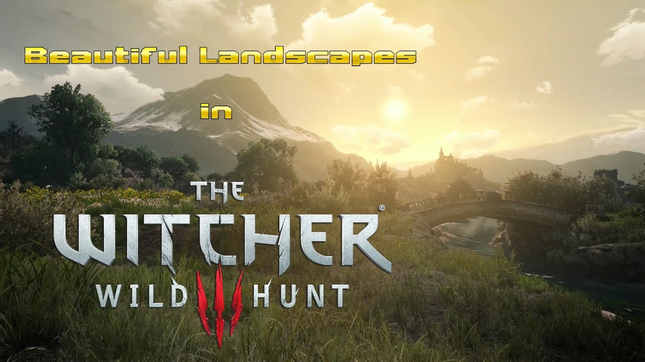 Beautiful Realistic Landscapes in The Witcher 3 | Free Background ...