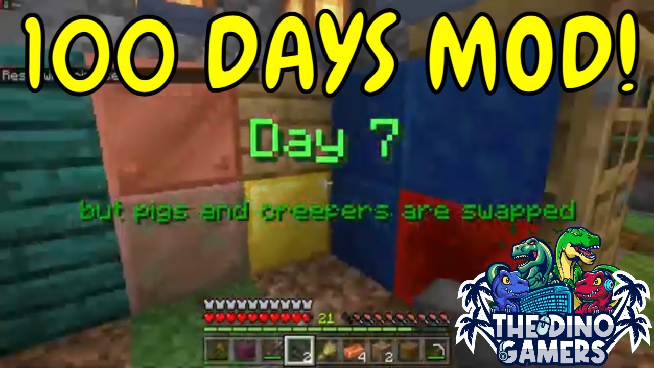 100 days mod! Day 6 and 7 - Minecraft - YouTube
