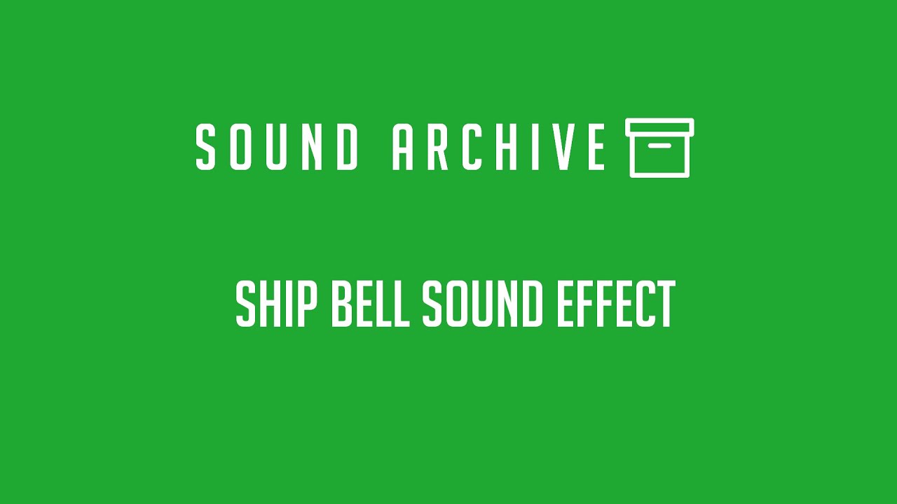 Free "Ship Bell" Sound Effect - YouTube