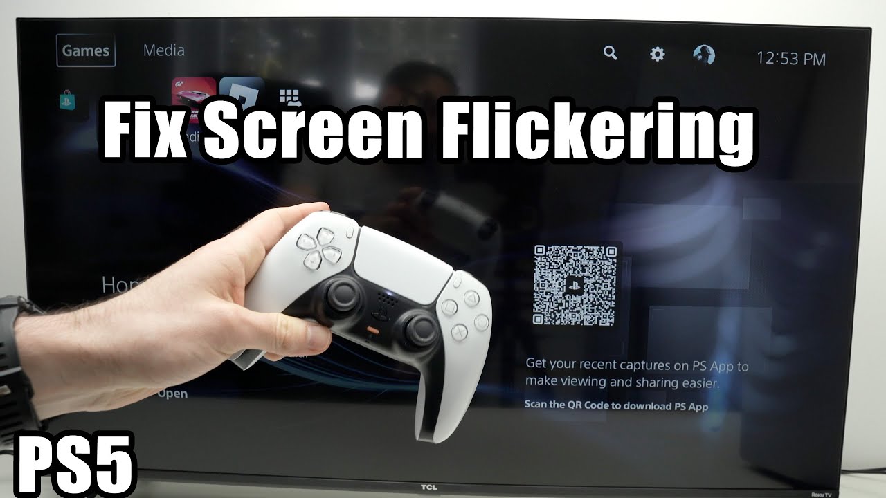 PS5 : How to Fix Flickering Screen - YouTube