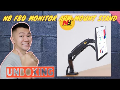 EASY SET UP NB F80 MONITOR ARM MOUNT STAND / HEAVY DUTY MONITOR STAND ...