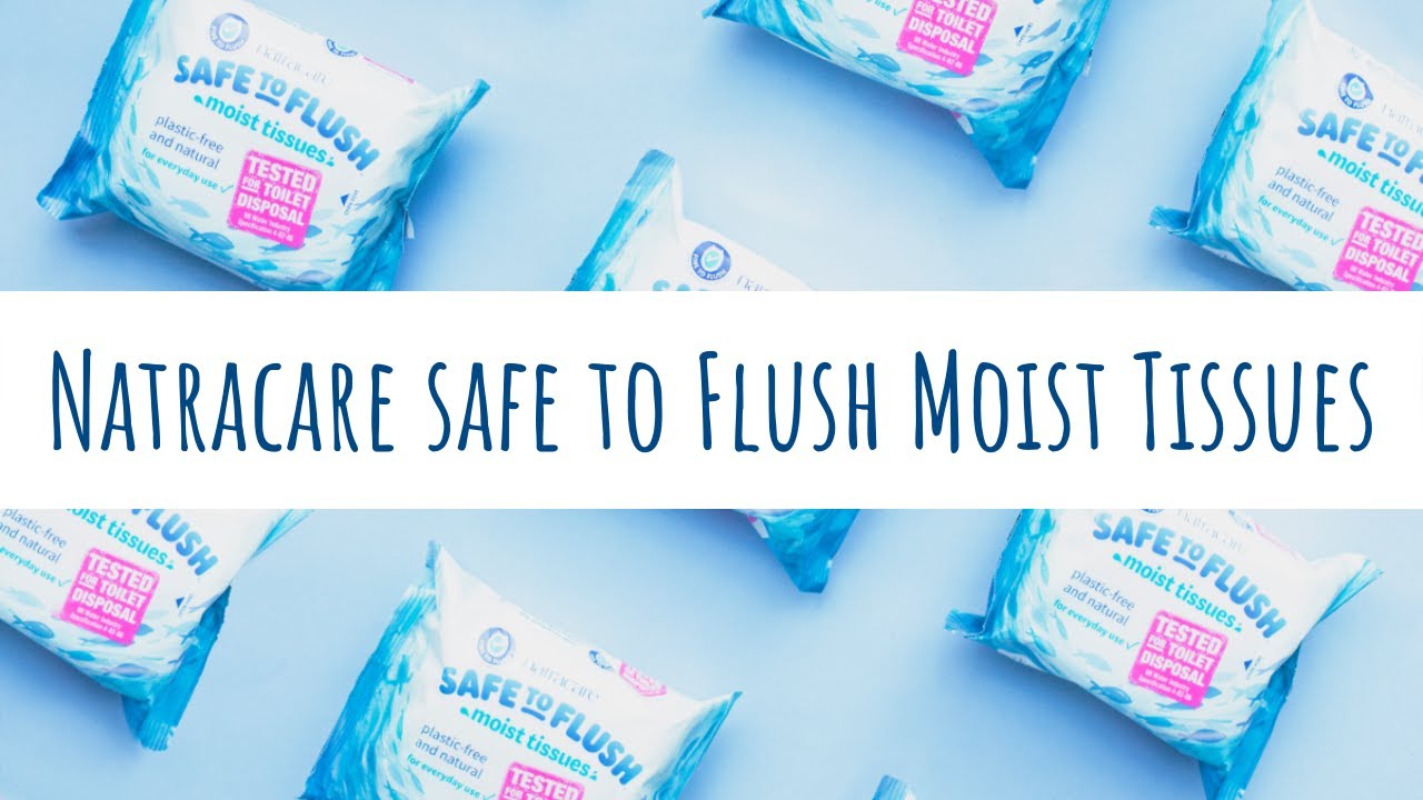 Natracare Safe to Flush Moist Tissues - Certified Fine to Flush and are ...