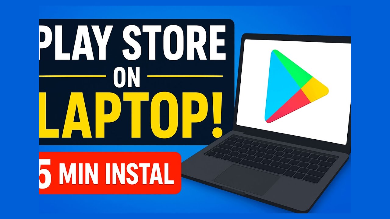 How to access Play store on Laptop | Install Apps on your Phone from PC ...
