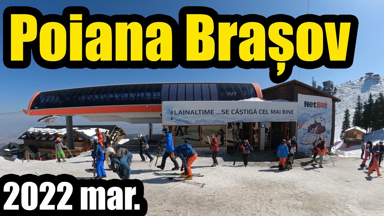 Pârtia de schi Poiana Brasov (26 mar. 2022) - YouTube