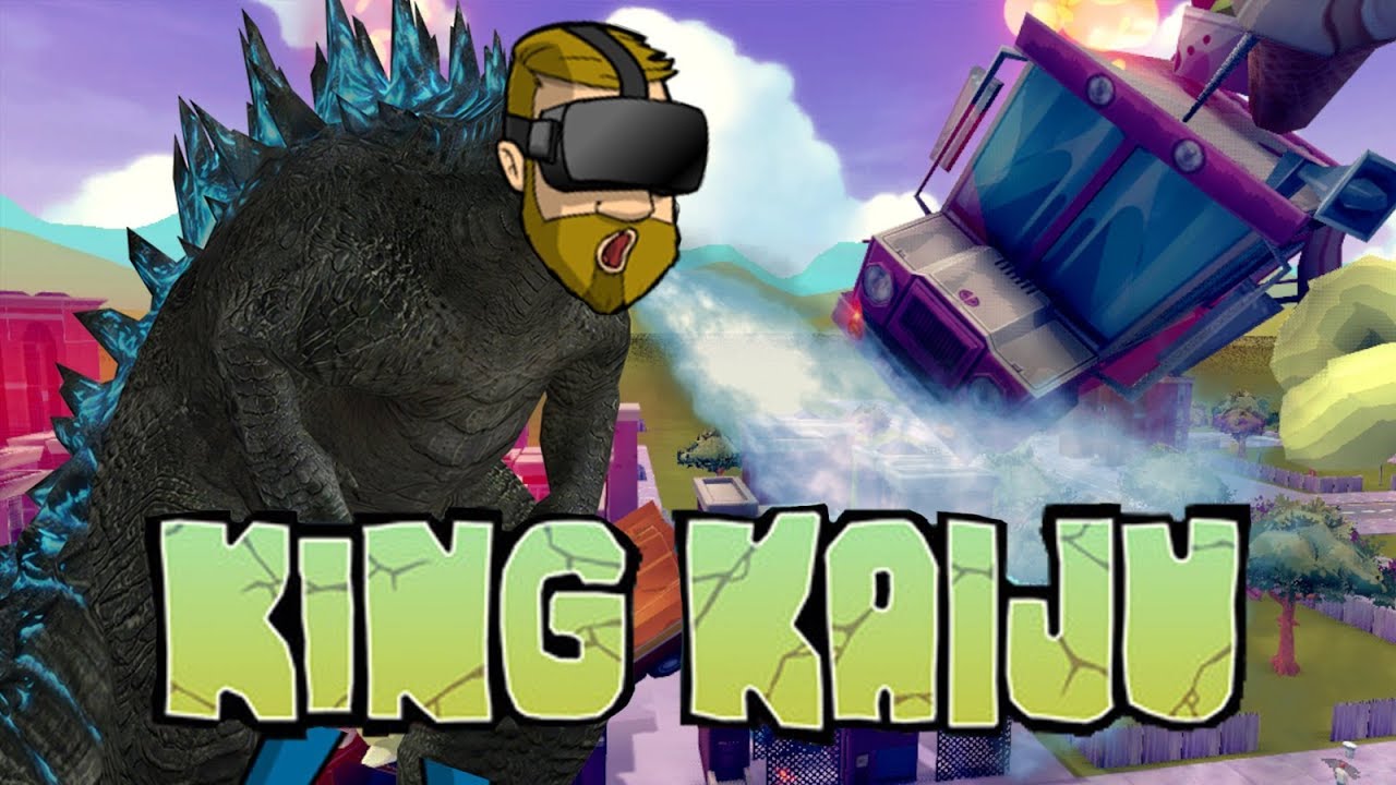 GODZILLA VR! | King Kaiju VR (Oculus Rift) - YouTube