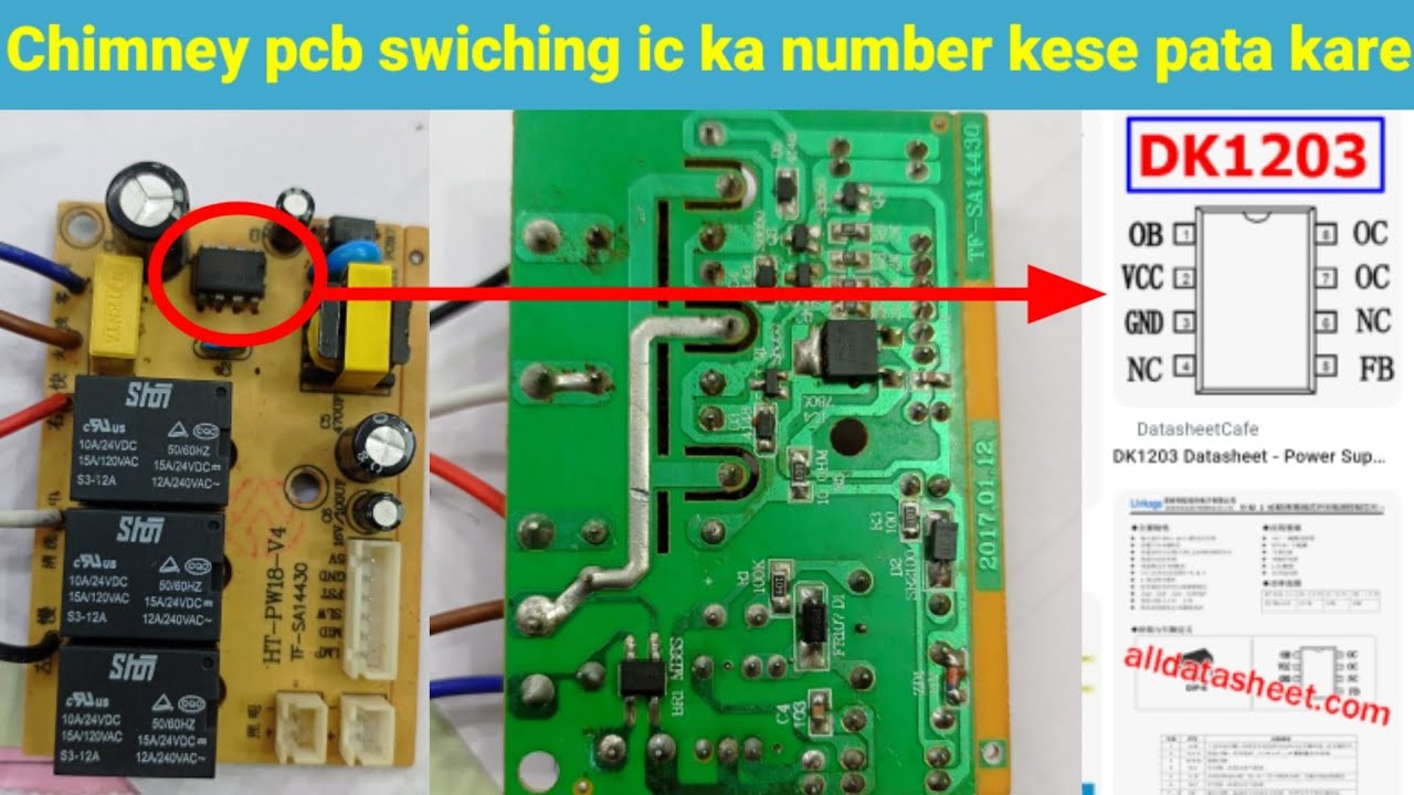 chimney pcb repair karna sikhe | chimney pcb power ic jankari - YouTube